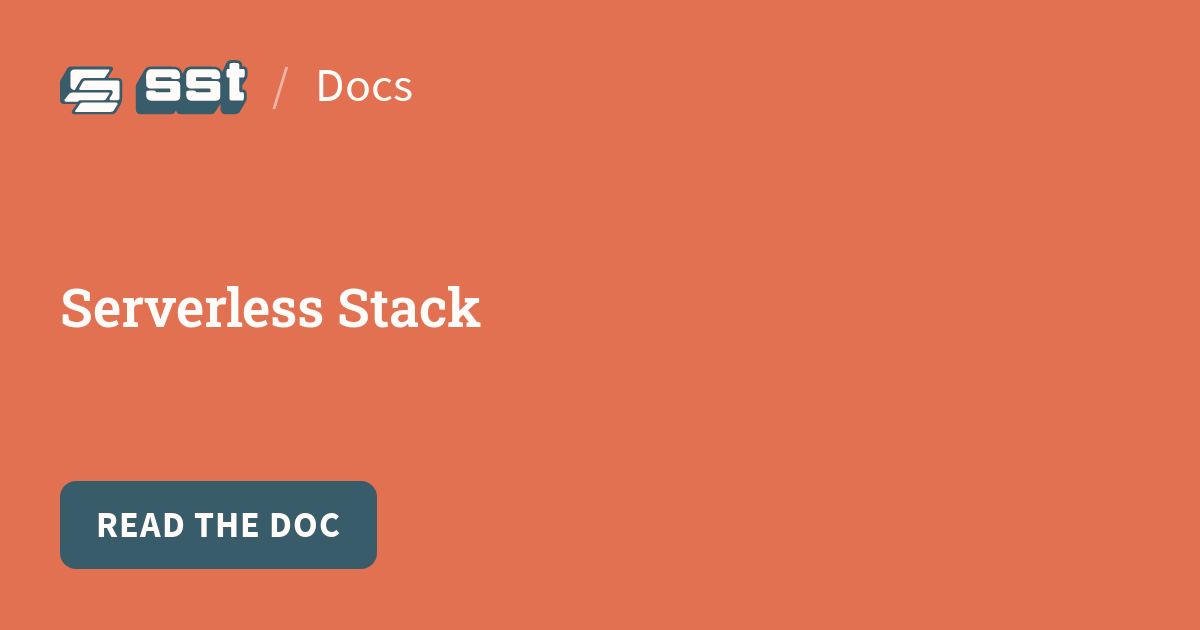 Search the documentation | SST v2
